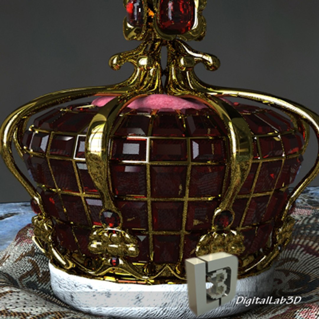 Ruby Crown 3d Model