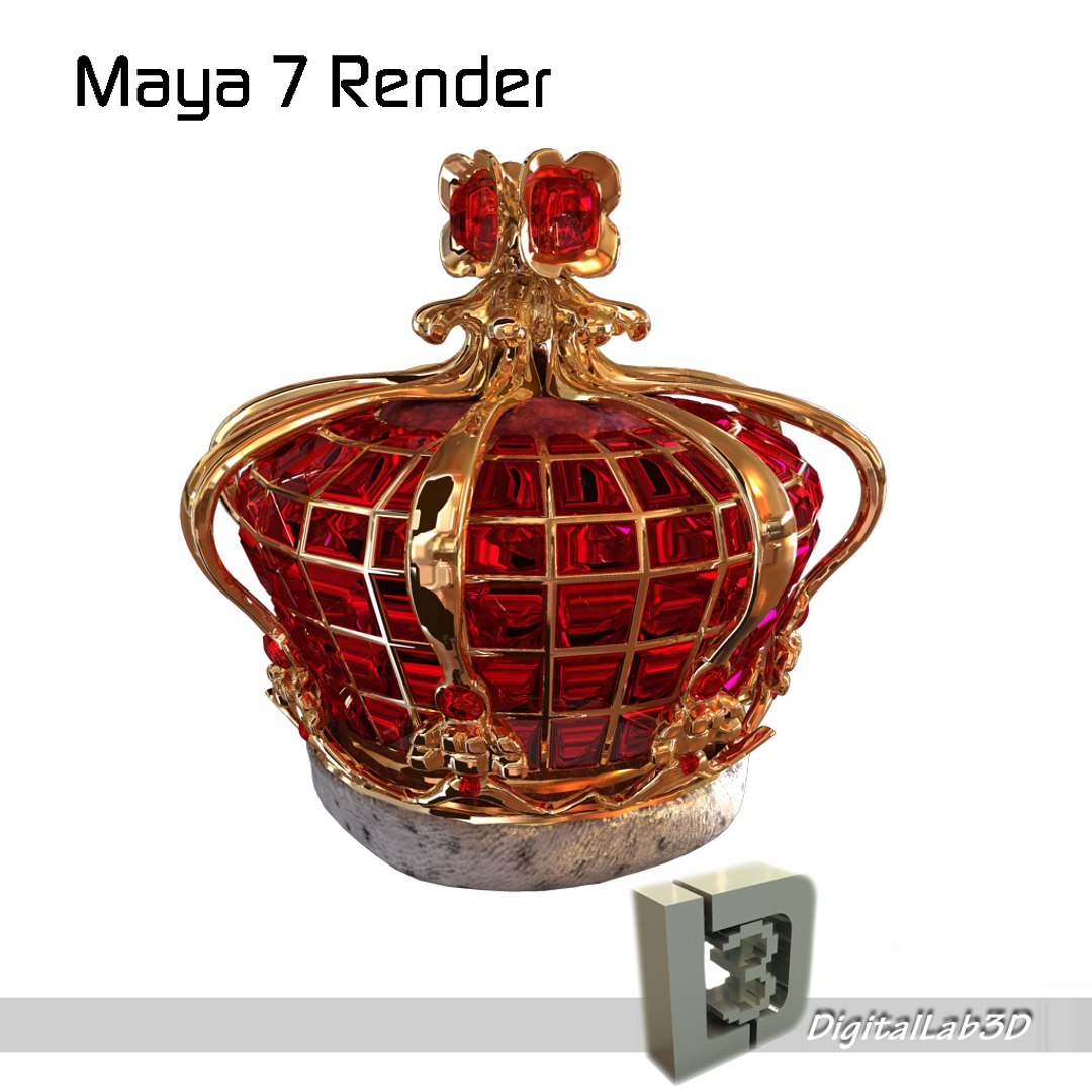 Ruby Crown 3d Model