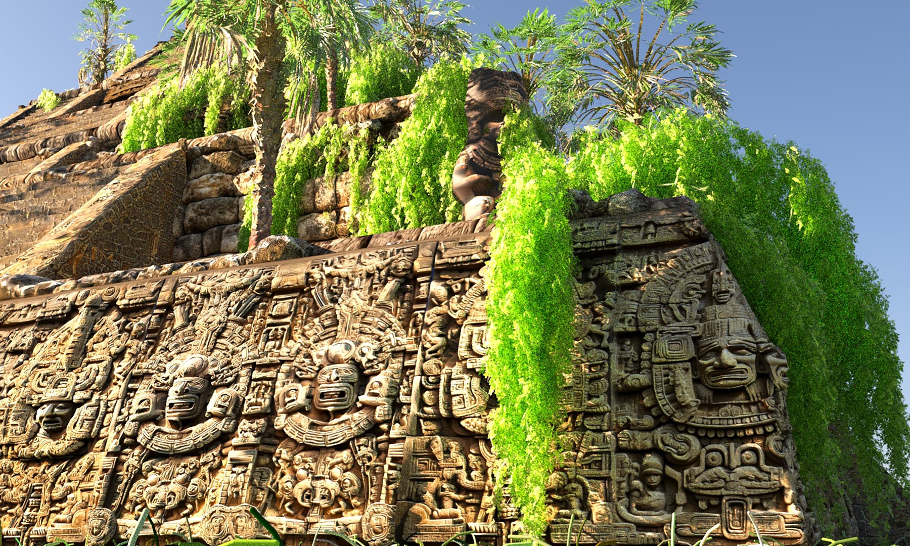 Aztec Pyramids Pack 2 3D - TurboSquid 2087898