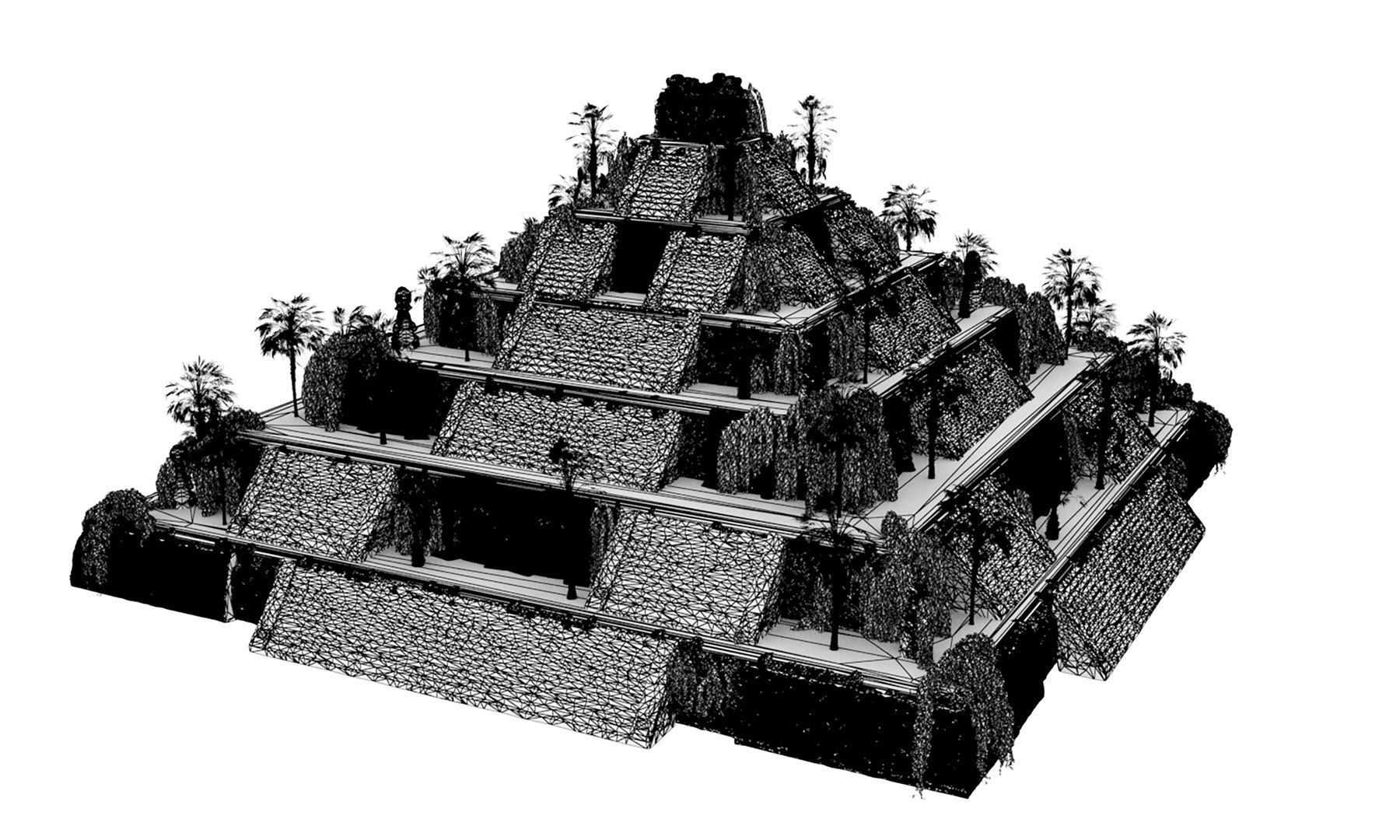 Aztec Pyramids Pack 2 3D - TurboSquid 2087898