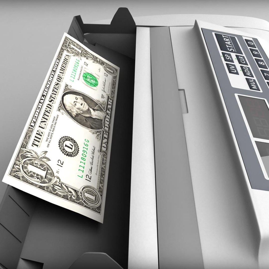 money counter 3d model