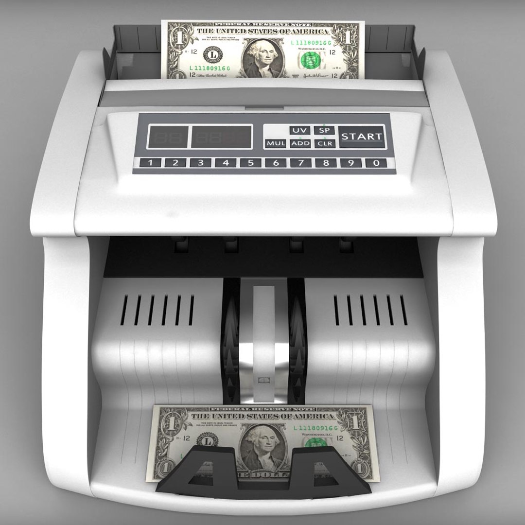 money counter 3d model
