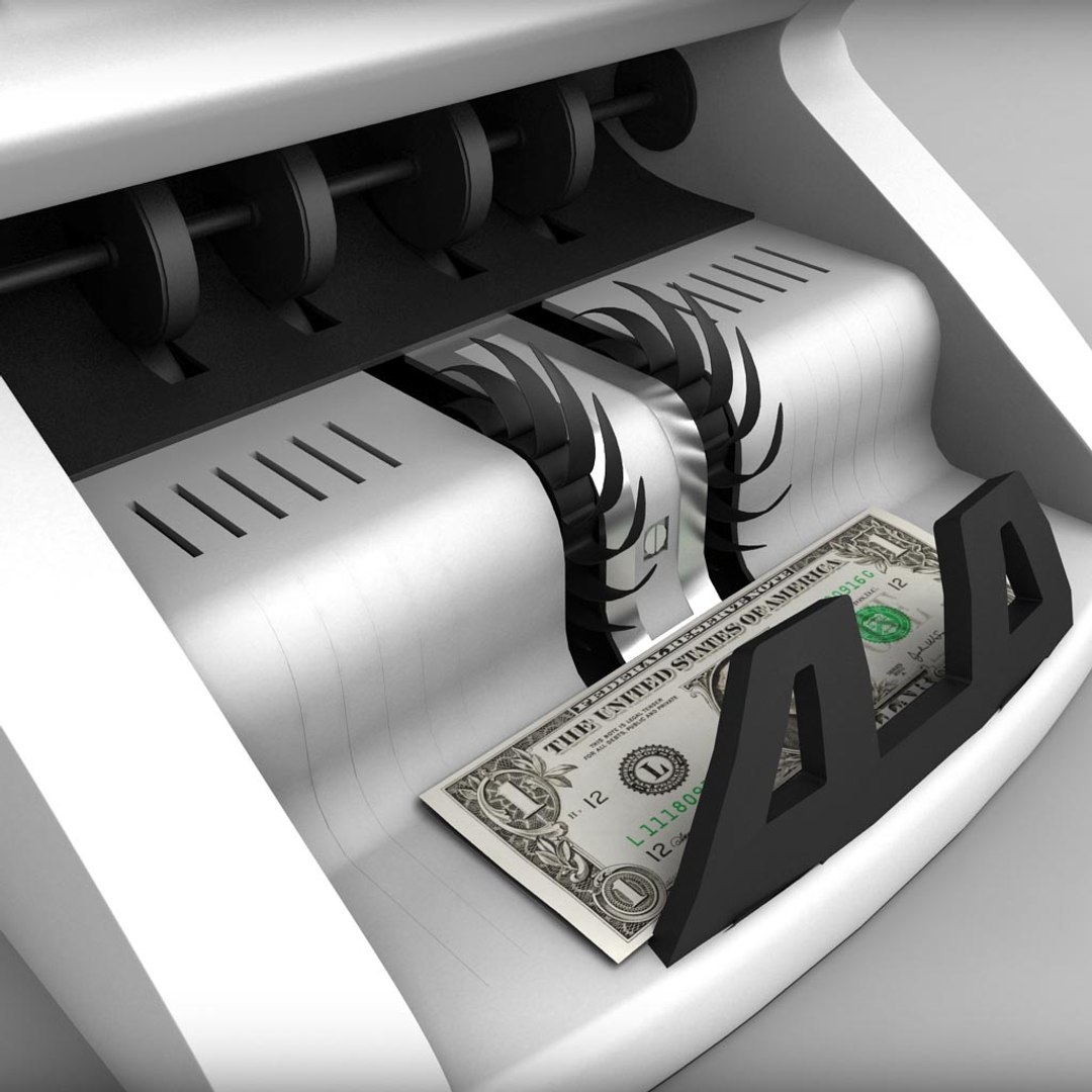 money counter 3d model