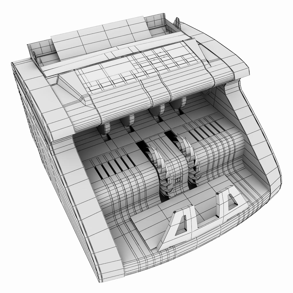 money counter 3d model