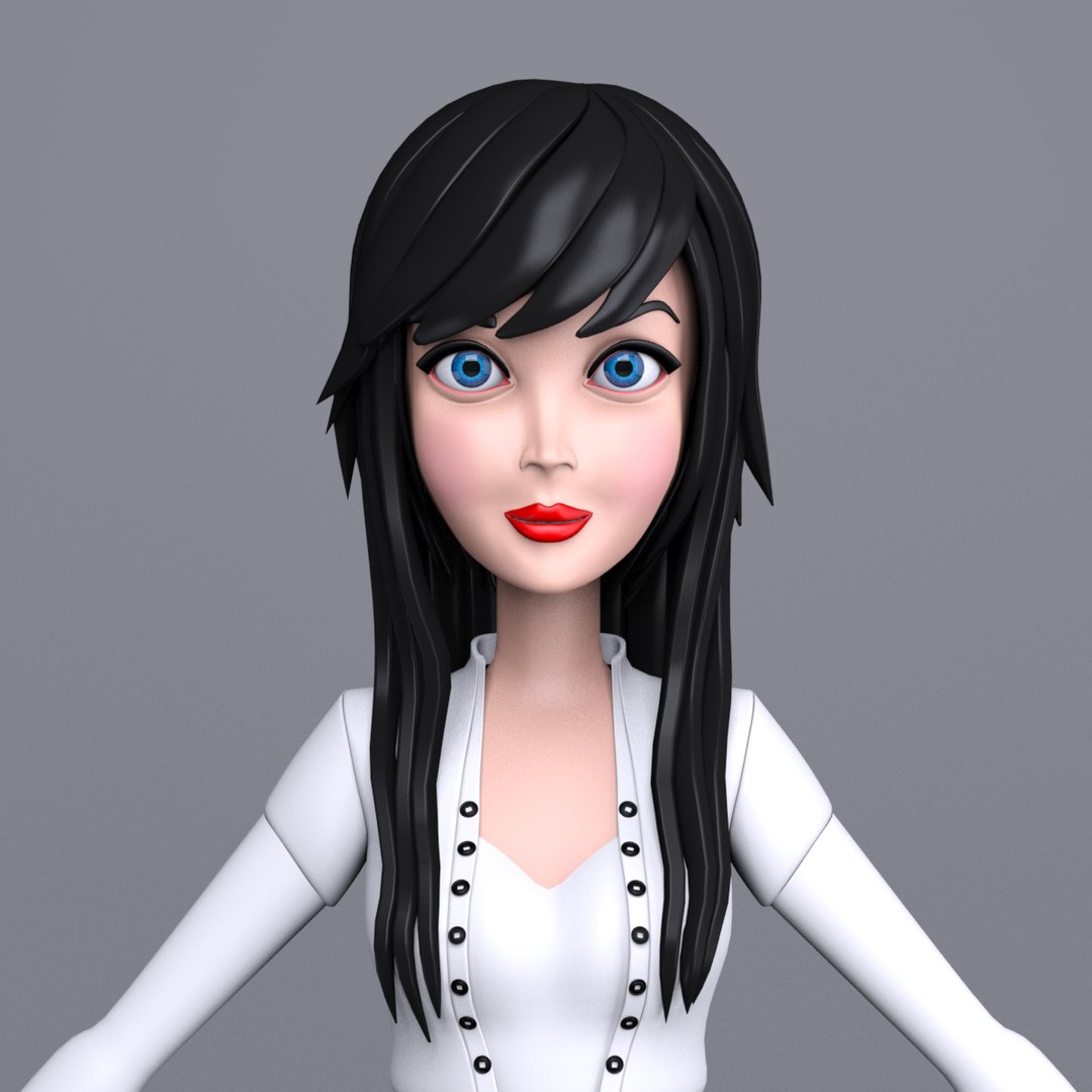 Cartoon Lady Character Gloria Max