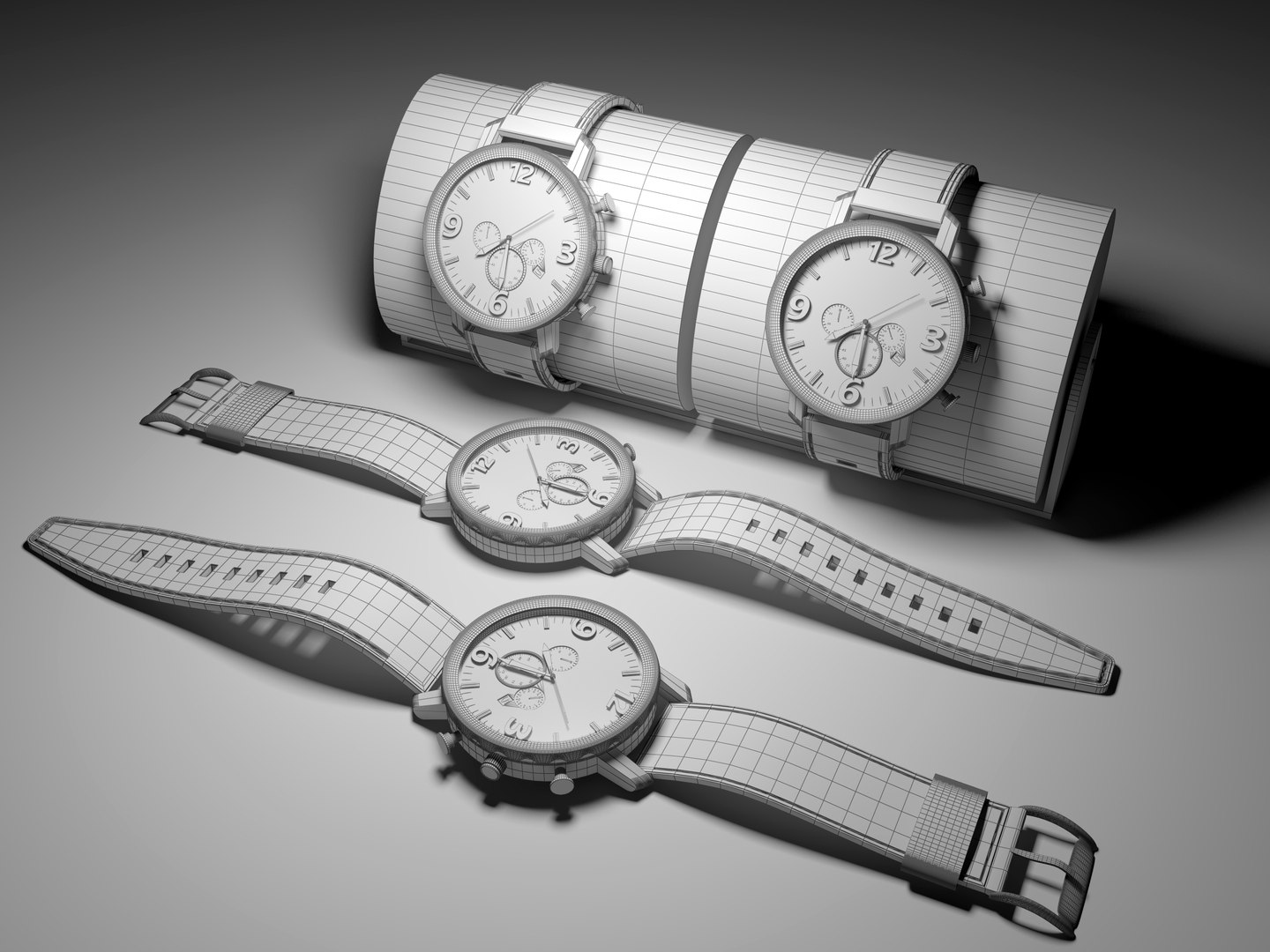 Fossil Watch 3d Model