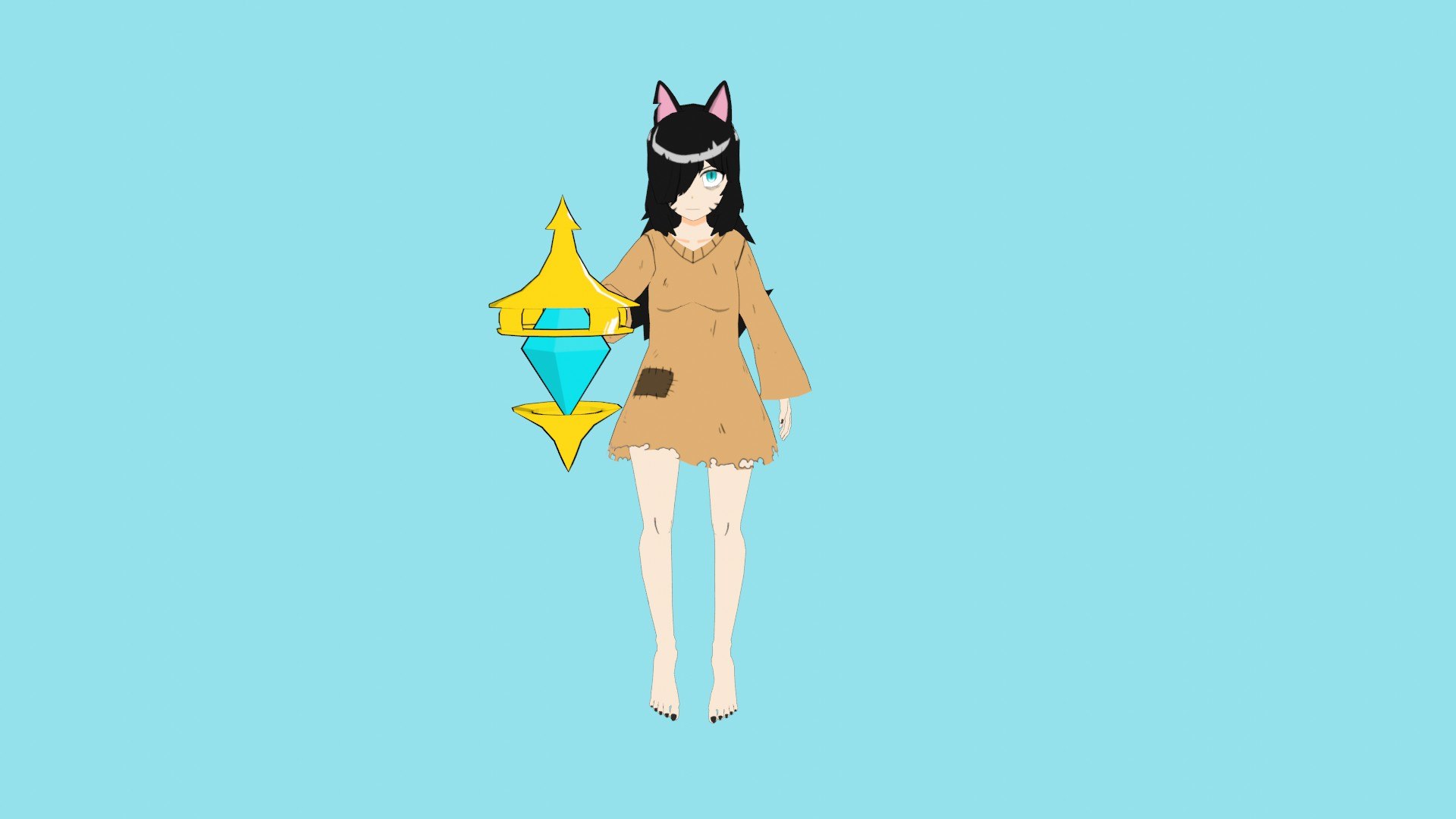 3D Ladia cargirl fantasy character - TurboSquid 2171814