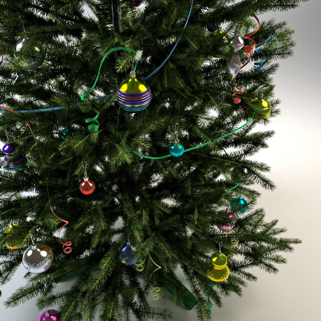 3d New Year Tree V5 Model