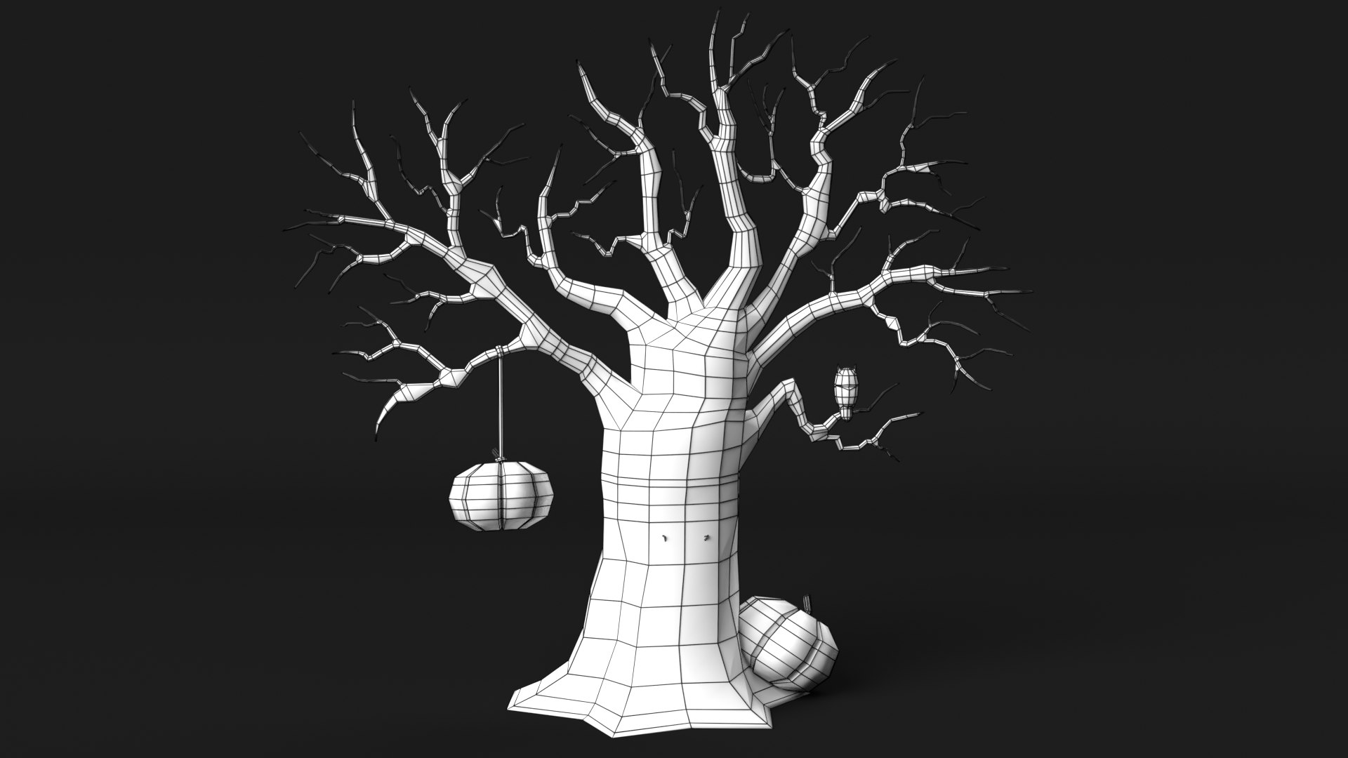 Spooky Tree 6 3D Model - TurboSquid 1948228