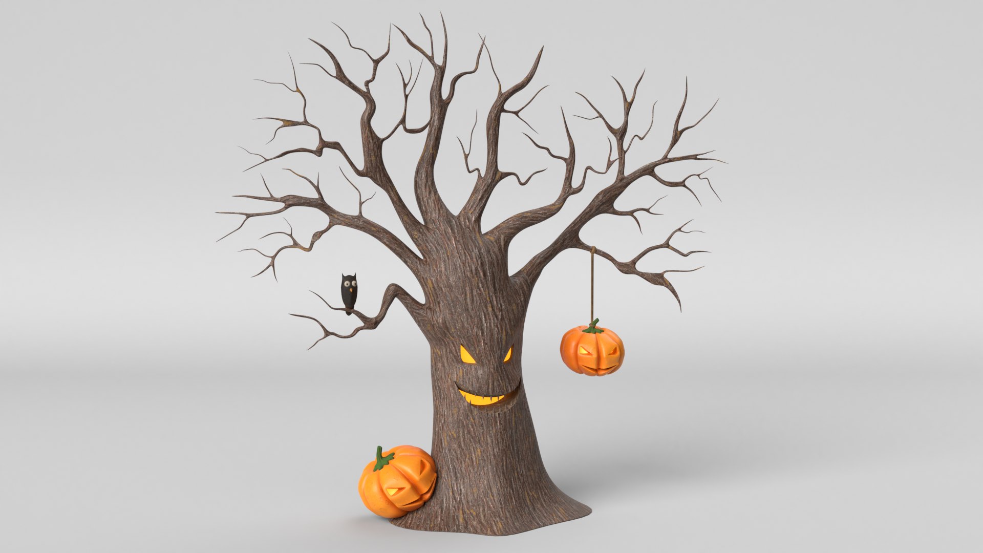 Spooky Tree 6 3D Model - TurboSquid 1948228