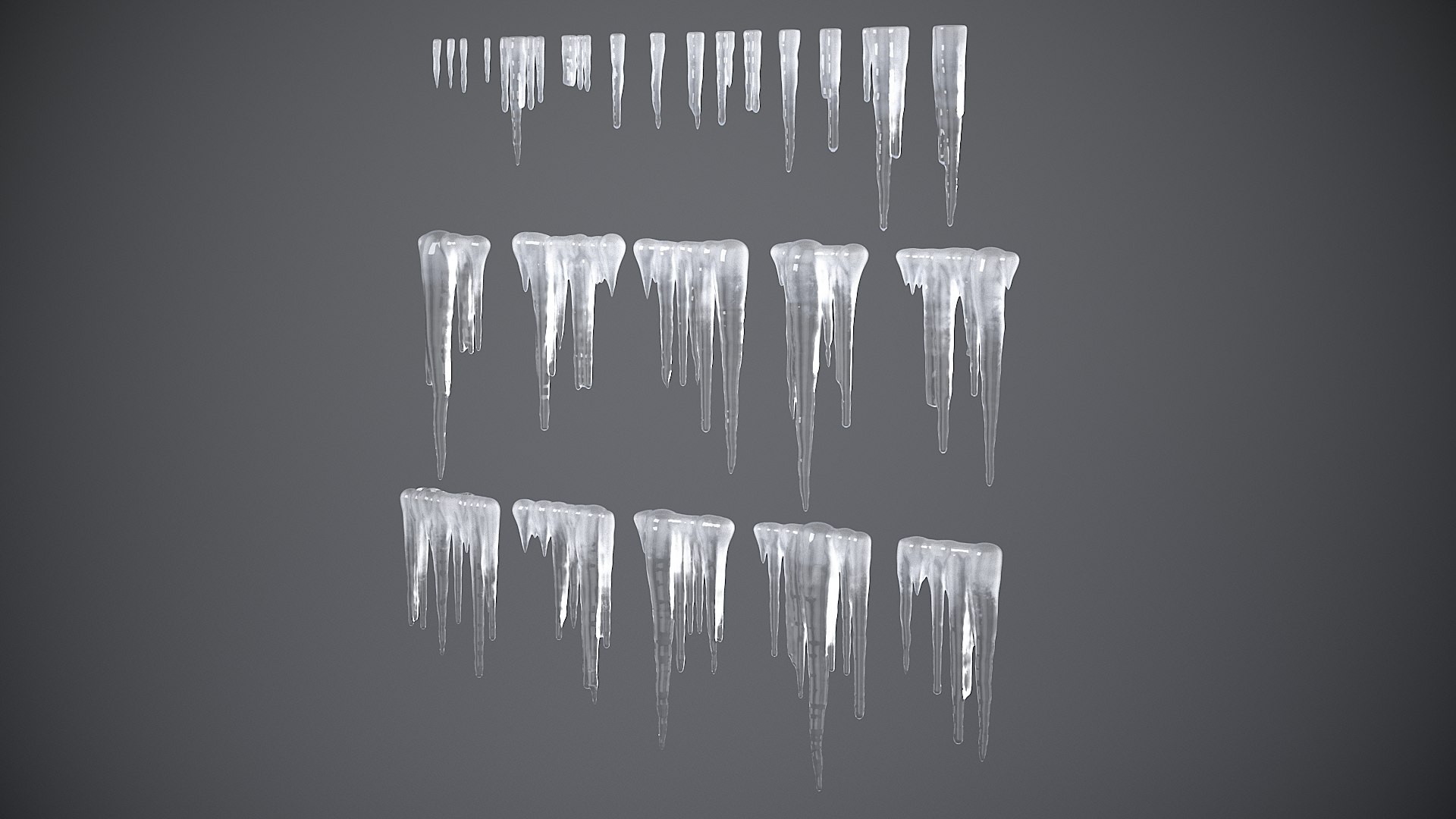 Free Realistic Icicles 3D Model - TurboSquid 2004410