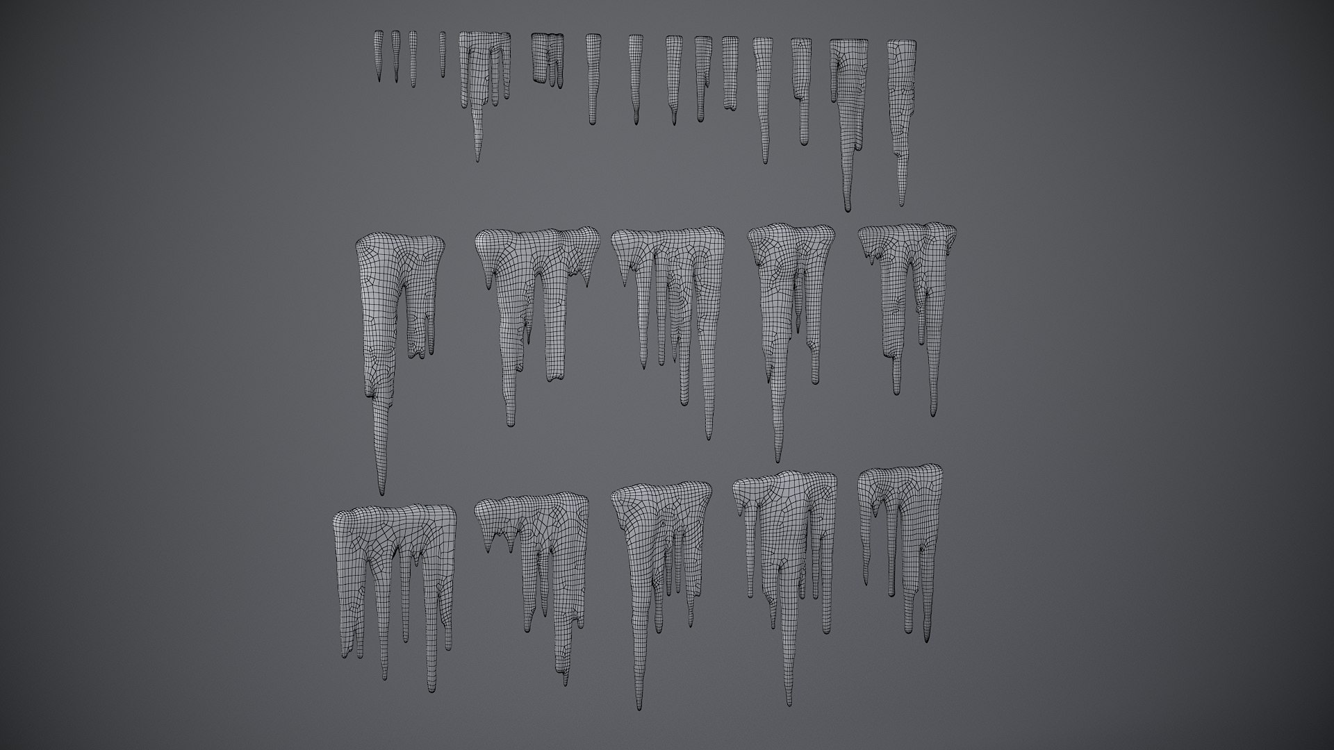 Free Realistic Icicles 3D Model - TurboSquid 2004410