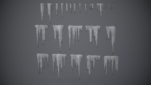 modelo 3d Realistic Icicles gratis - TurboSquid 2004410