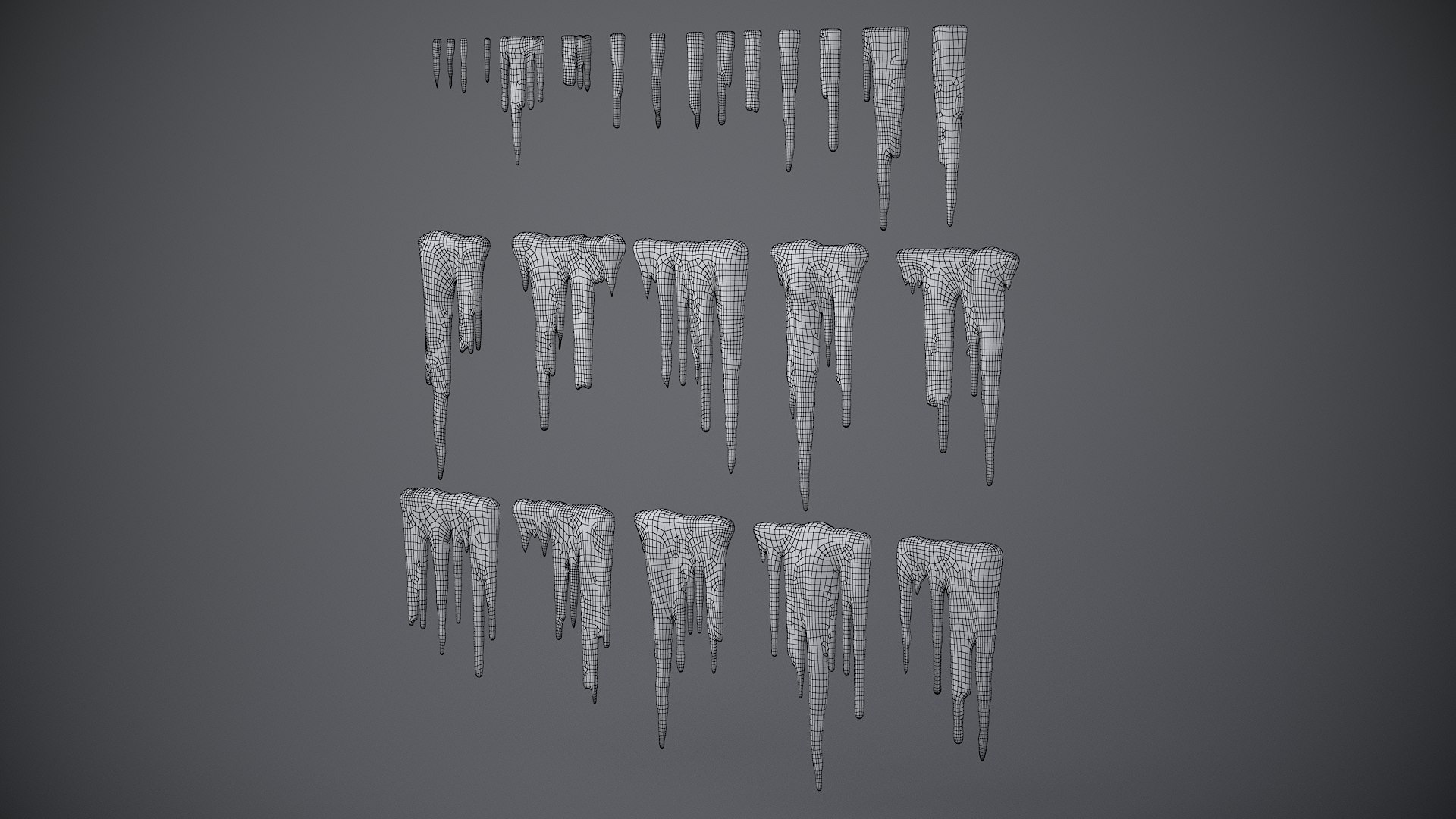 Free Realistic Icicles 3D Model - TurboSquid 2004410