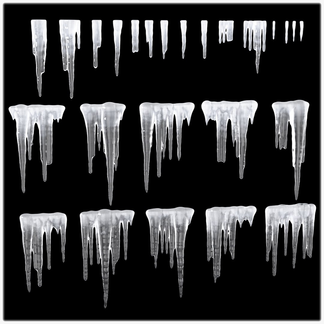 Realistic Icicles 3D 모델 - TurboSquid 2004410