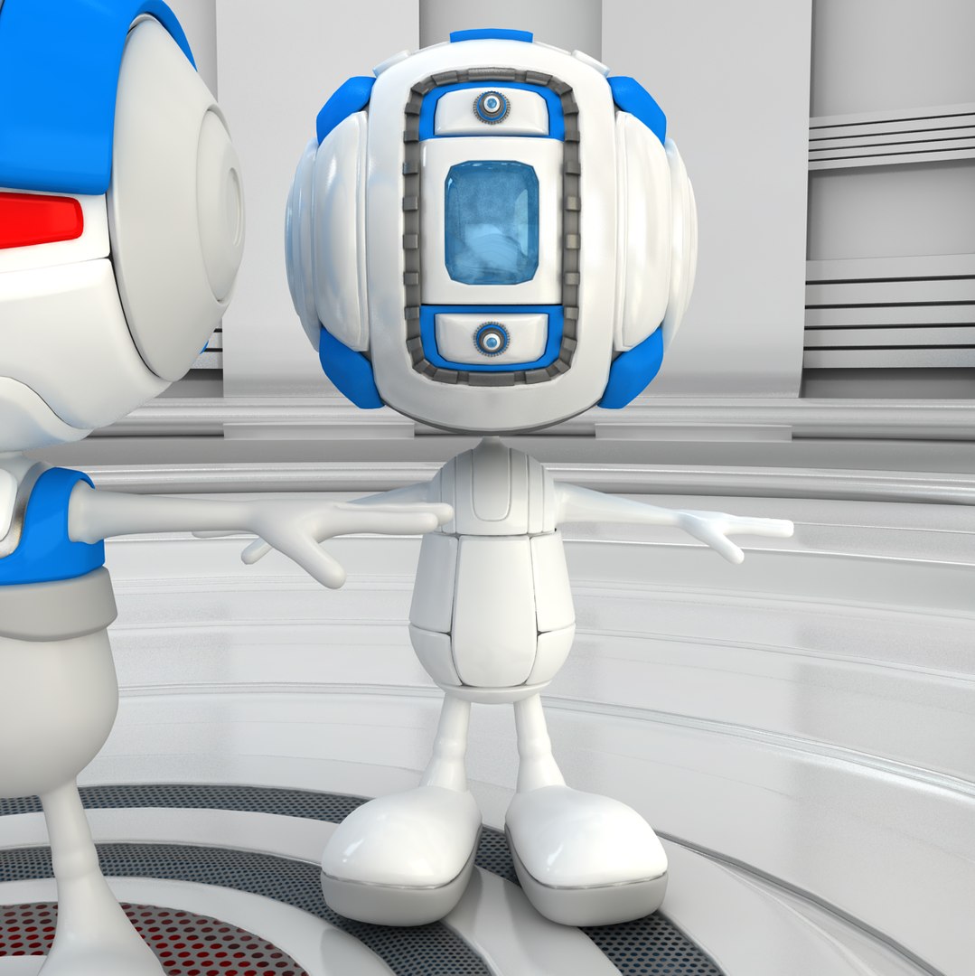 3d model robot robo bot