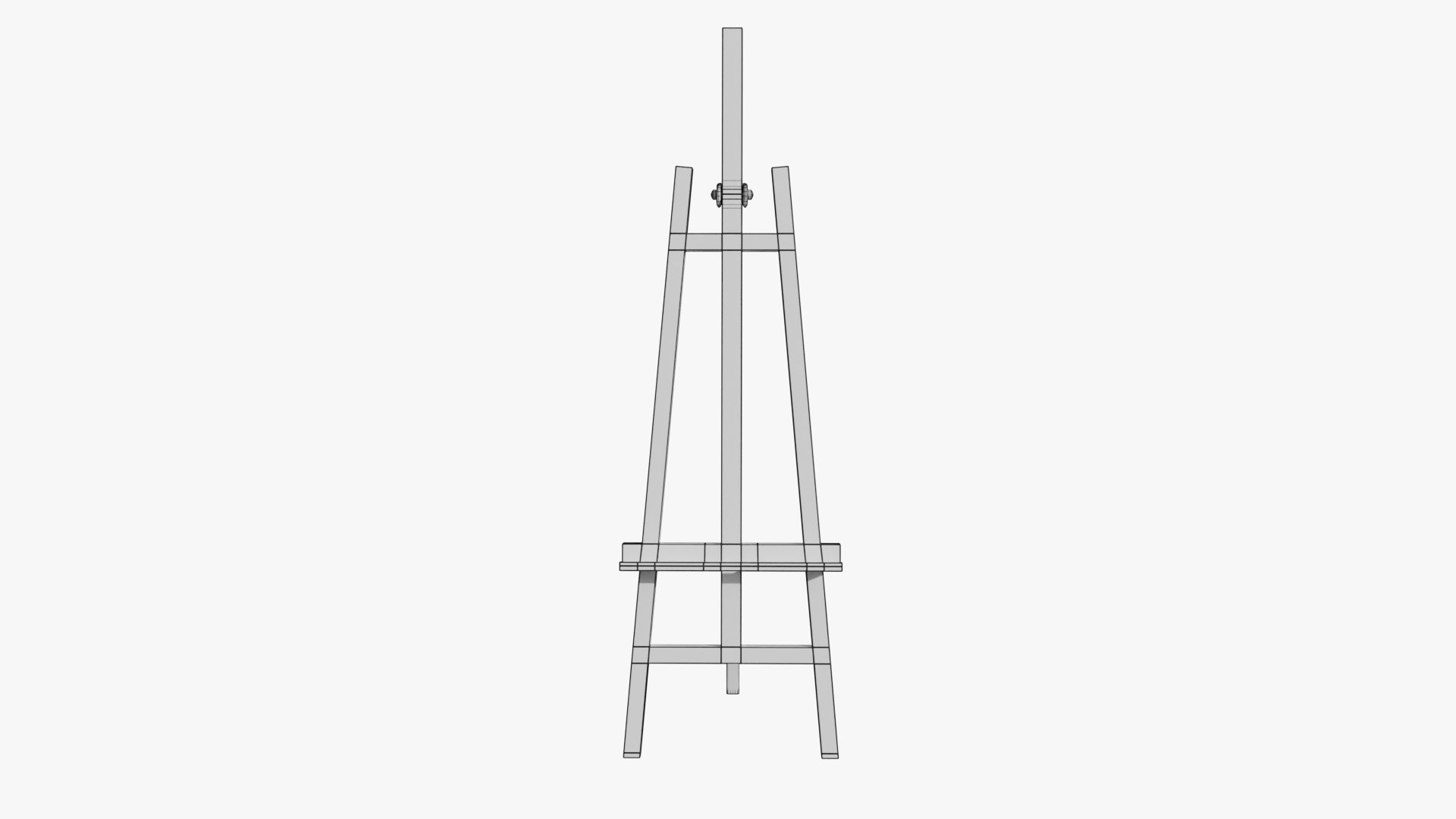 3D Easel Stand - TurboSquid 1678364