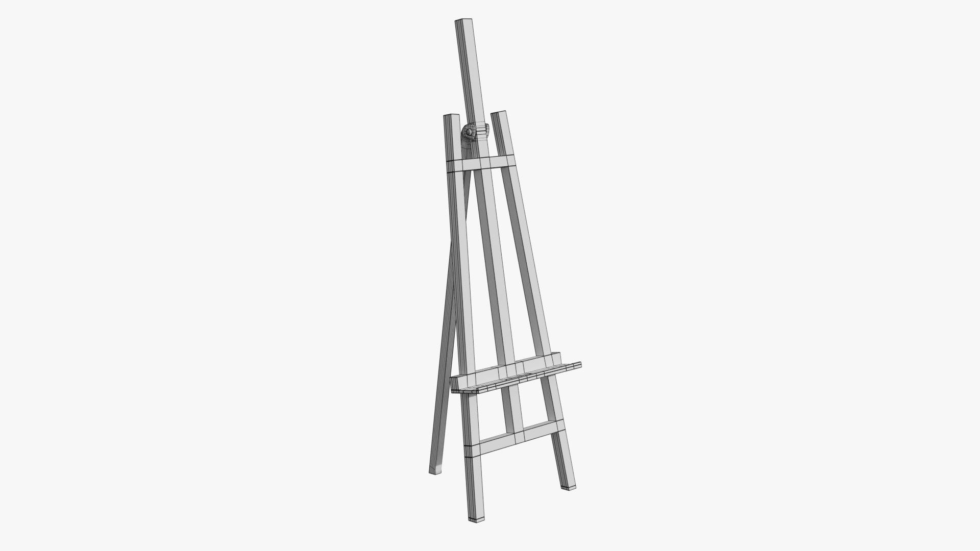 3D Easel Stand - TurboSquid 1678364