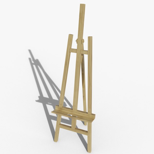 3D easel stand - TurboSquid 1678364