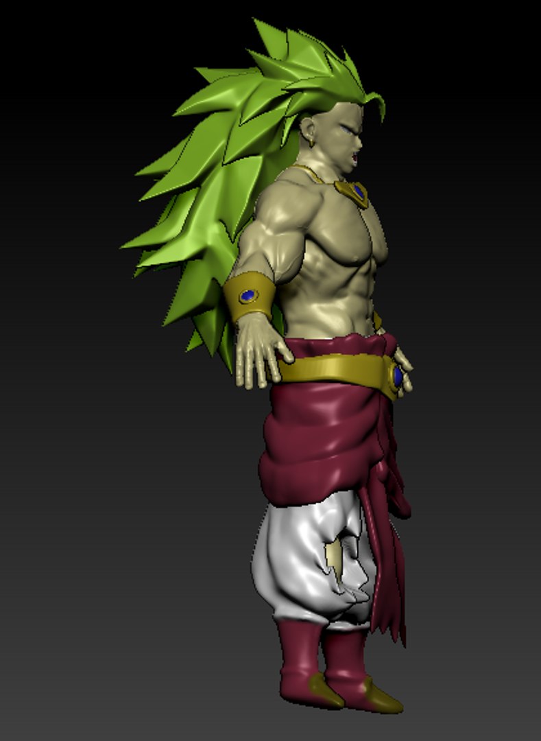 3D Model Broly - TurboSquid 1248189