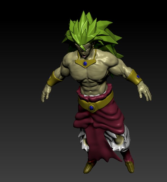 3D model broly - TurboSquid 1248189
