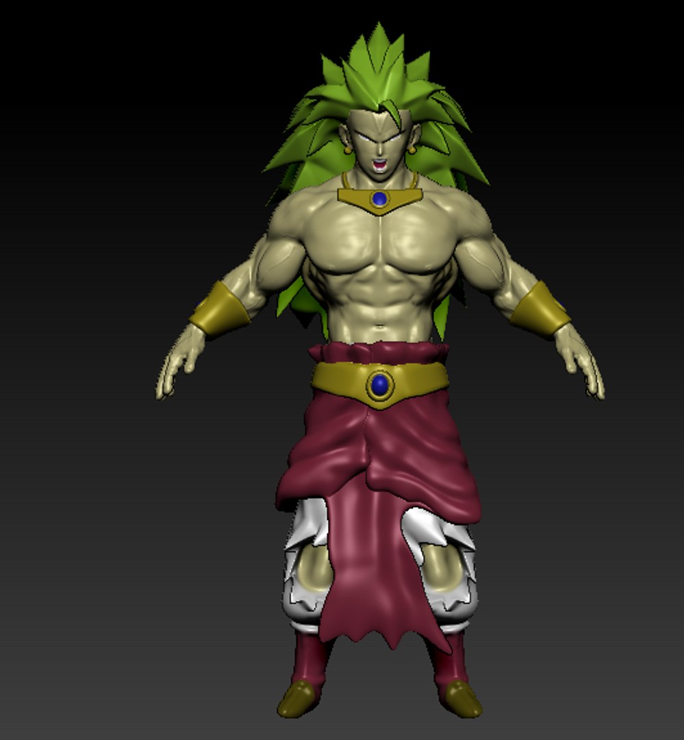 3D Model Broly - TurboSquid 1248189