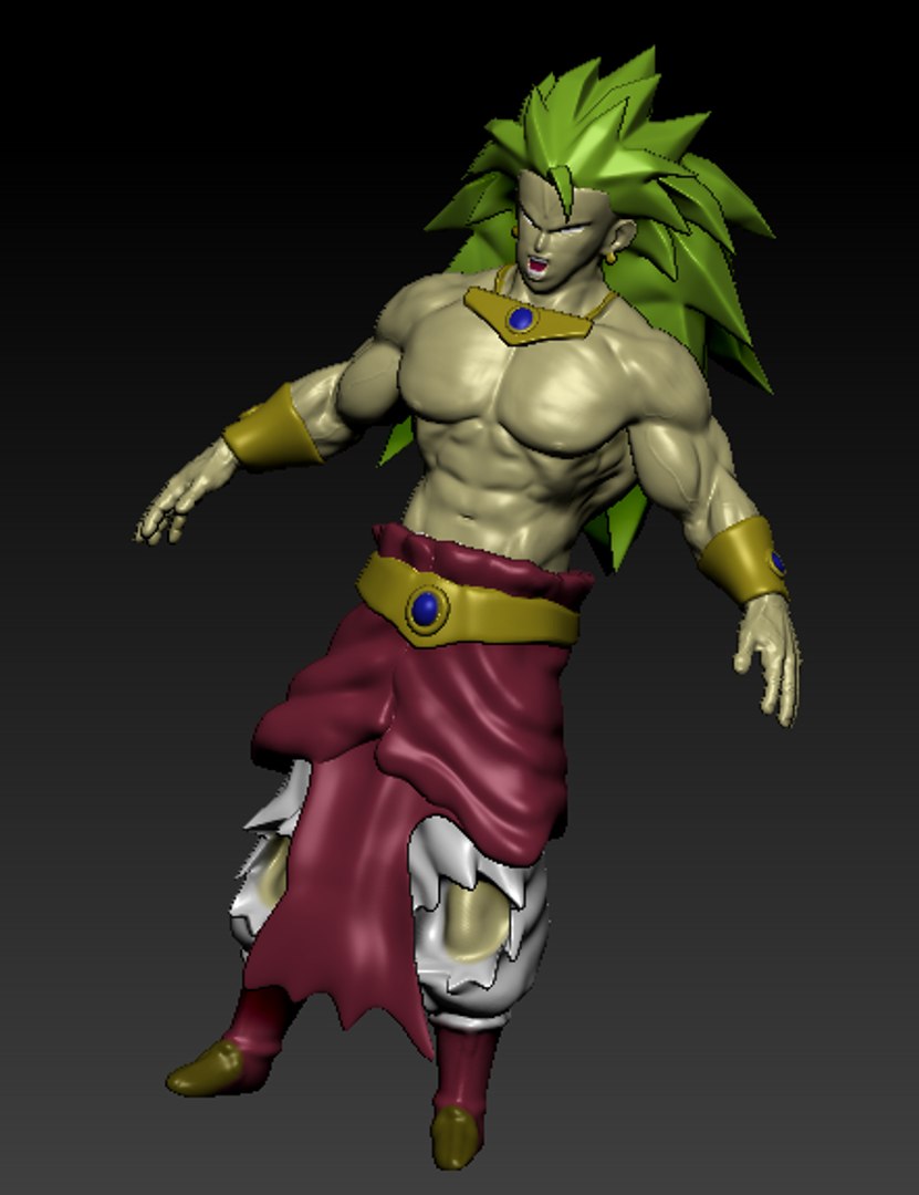 3D Model Broly - TurboSquid 1248189