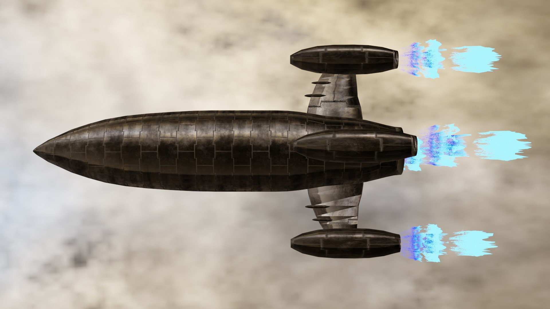 Rocketship Model - TurboSquid 1997070