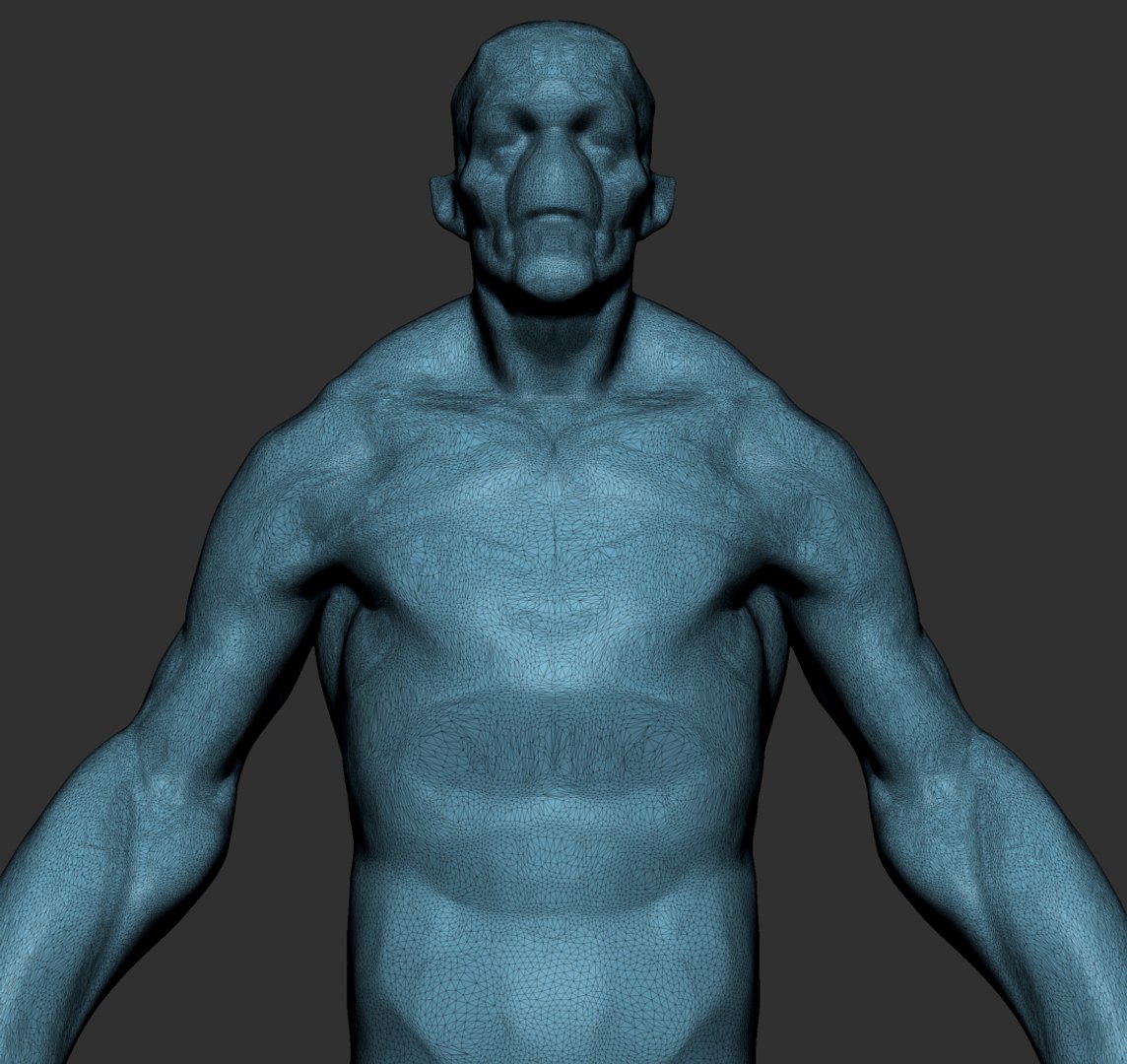 3D creature body form model - TurboSquid 1402961