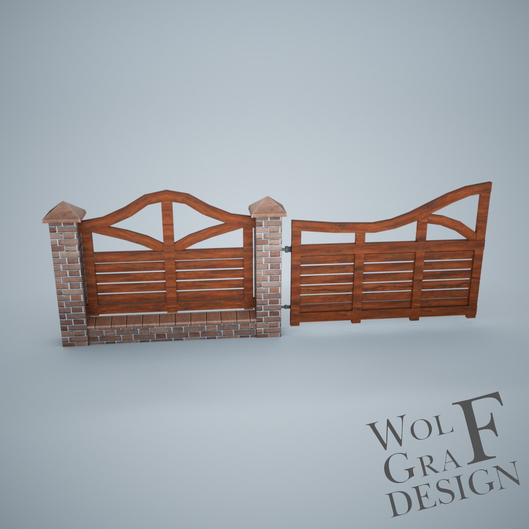 gate 3d model