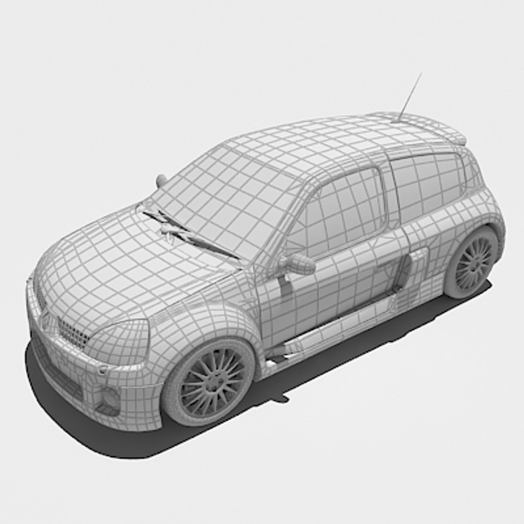 3ds Max Renault Clio V6
