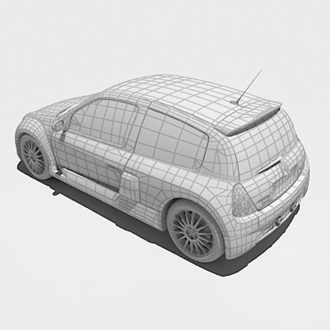 3ds Max Renault Clio V6