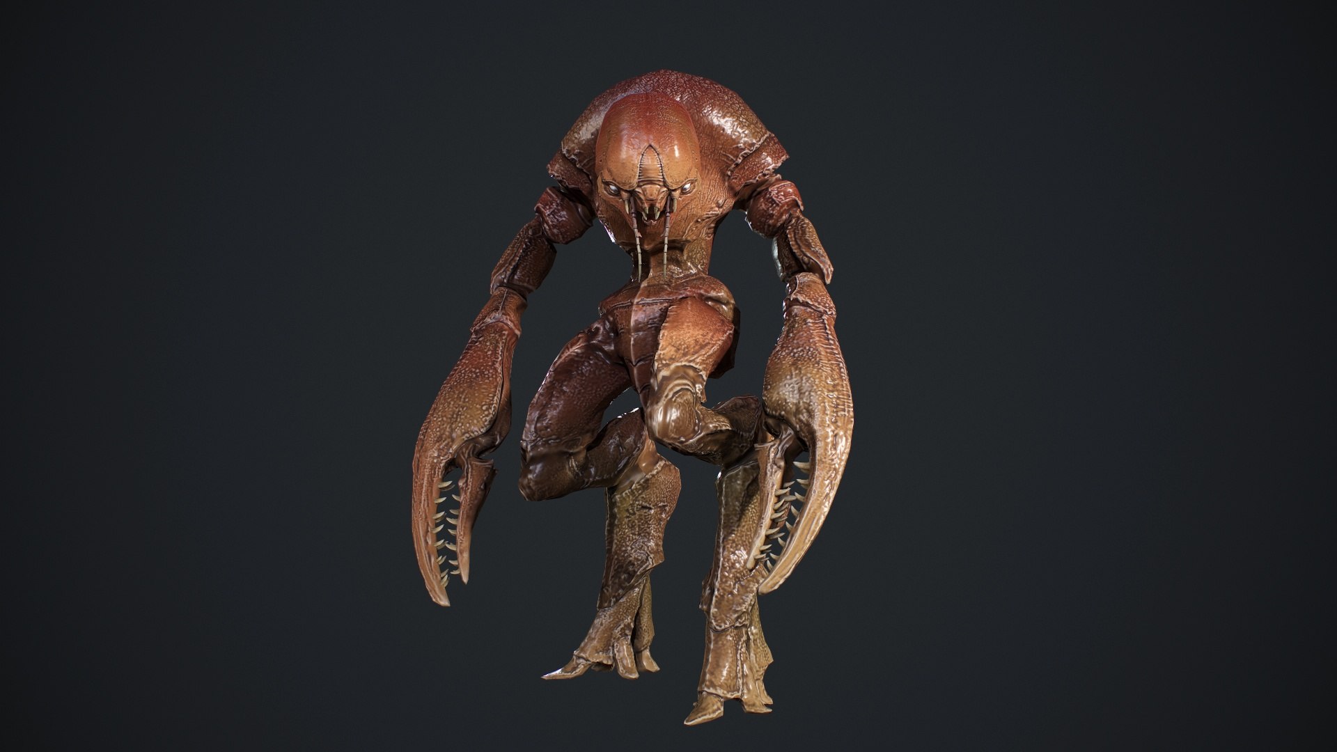 3D Crab Creature - TurboSquid 1955045