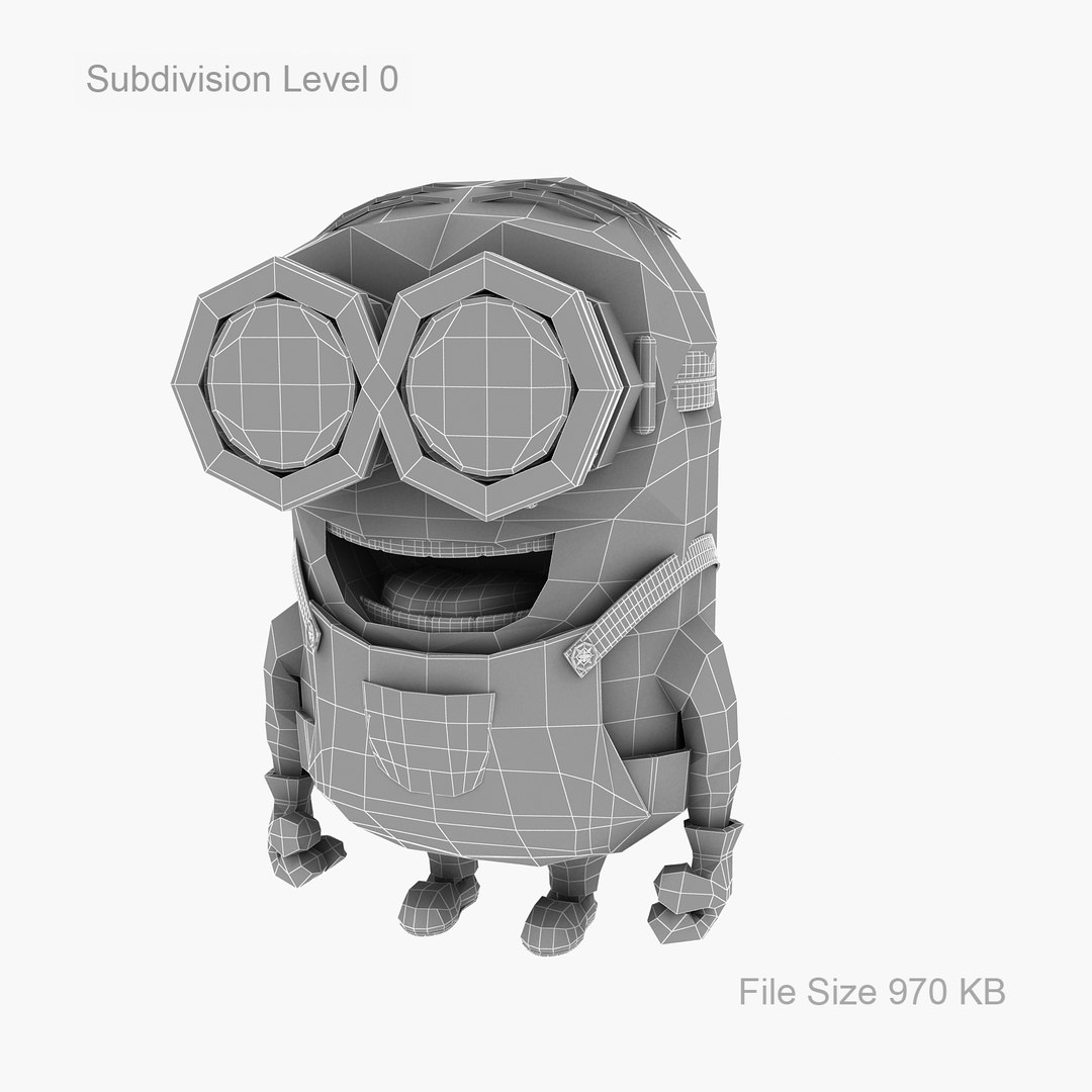 3d Model Minion Dave