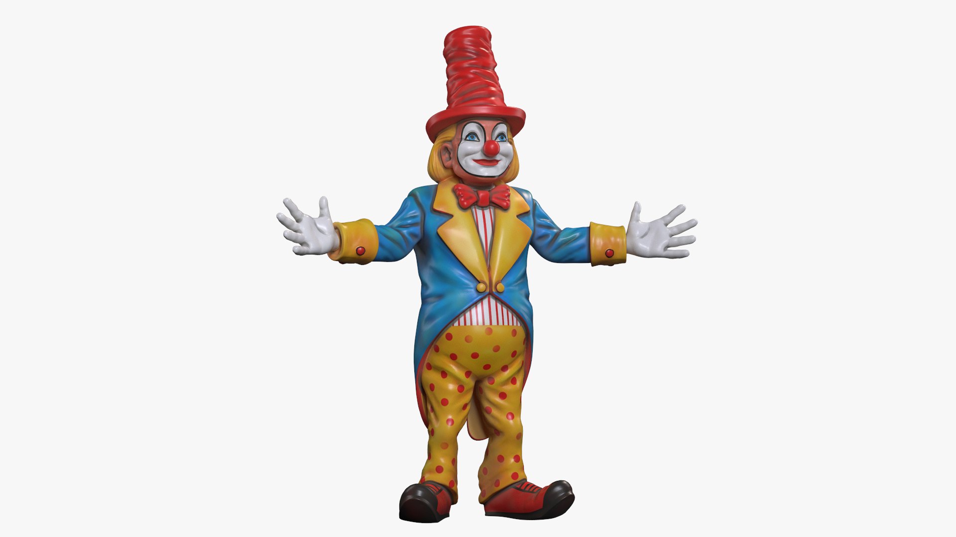 3D Clown Sculpture model - TurboSquid 1983737