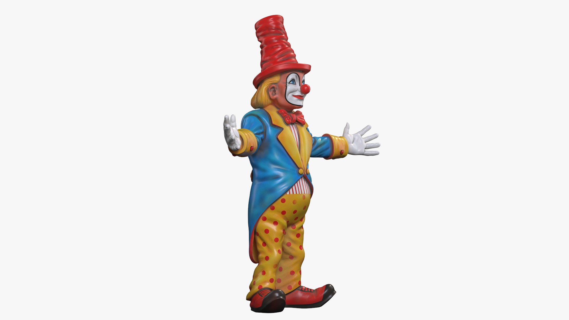 3D Clown Sculpture model - TurboSquid 1983737
