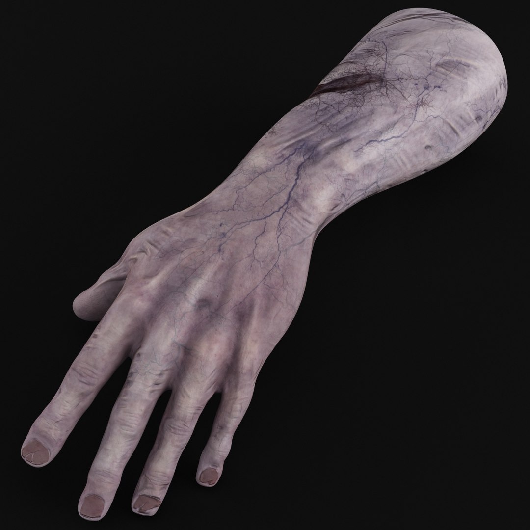 3d Zombie Hand Model