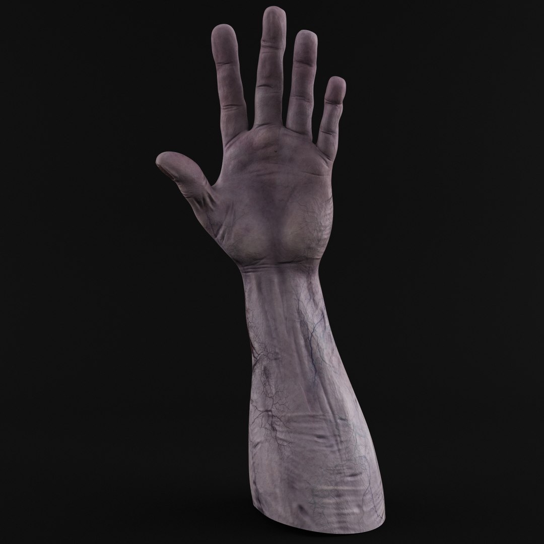 3d Zombie Hand Model