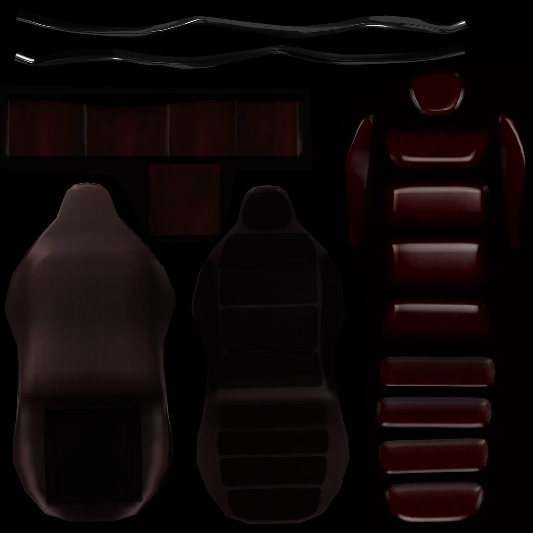 Vehicle Leather Seat 3D Model - TurboSquid 1748212