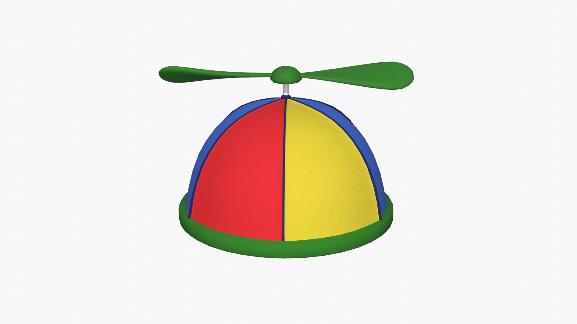 Cartoon Propeller Hat2 3D Model - TurboSquid 2242744