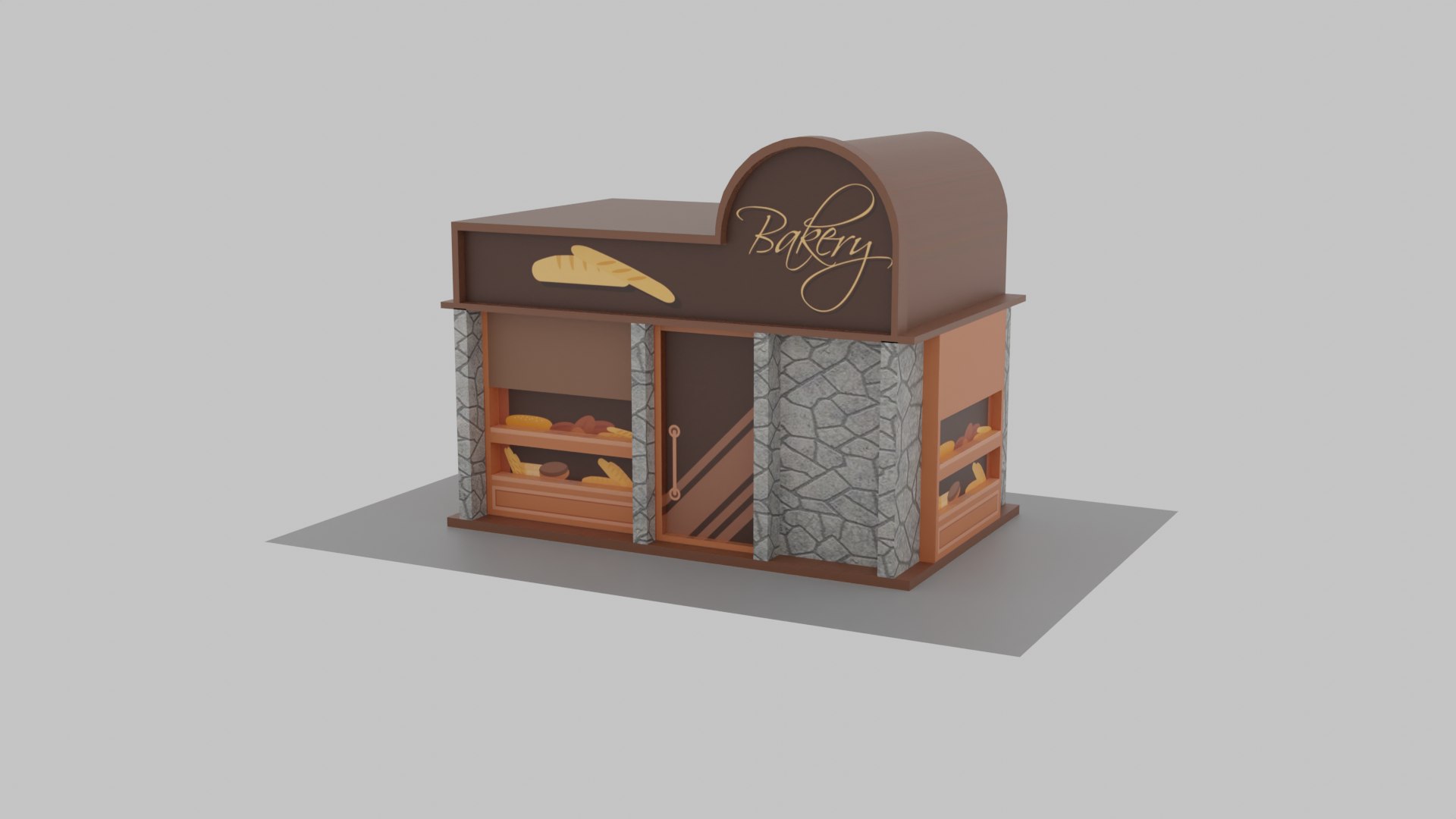 Bakery Shop 3D Model - TurboSquid 2140164