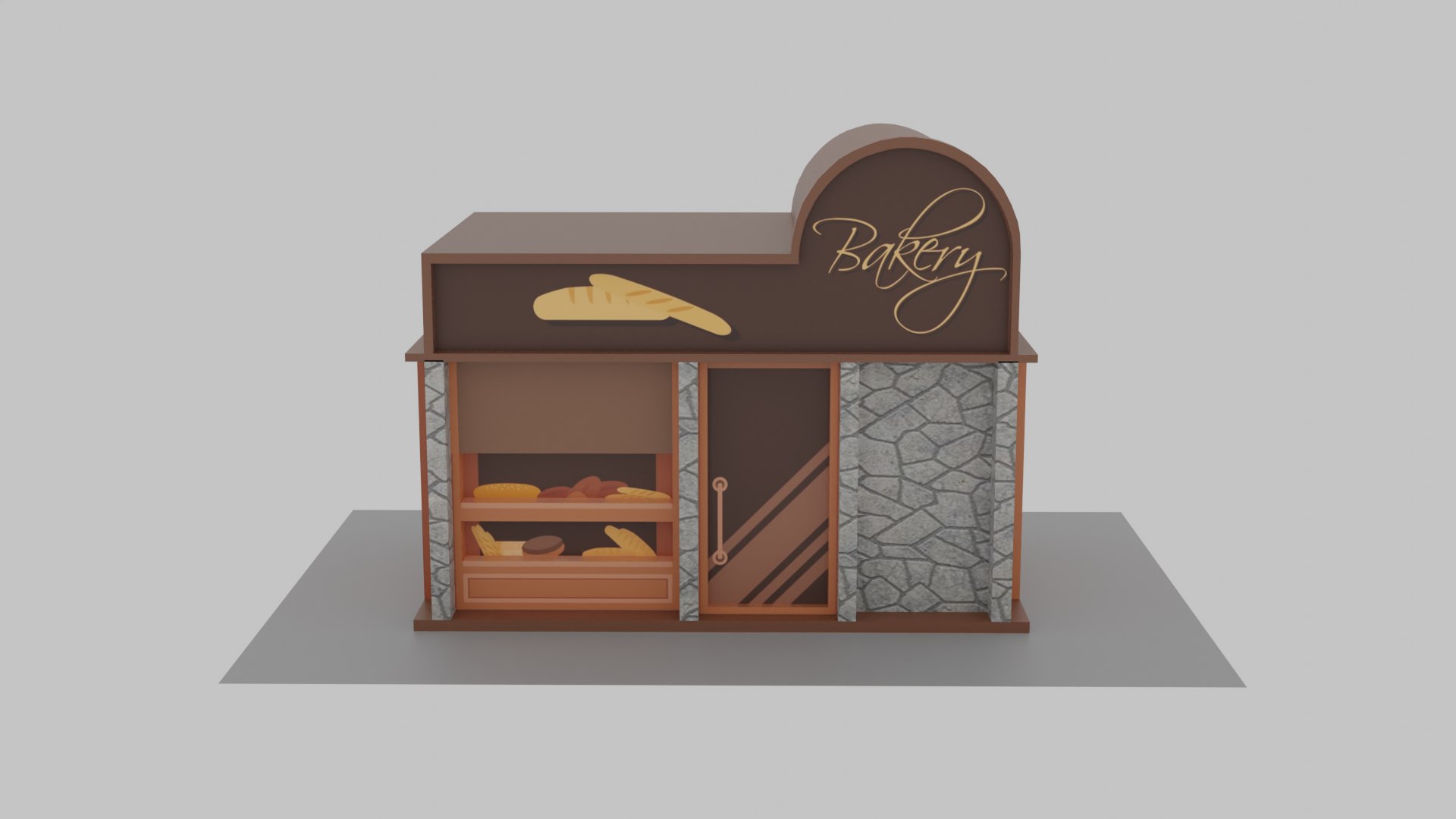 Bakery Shop 3D Model - TurboSquid 2140164