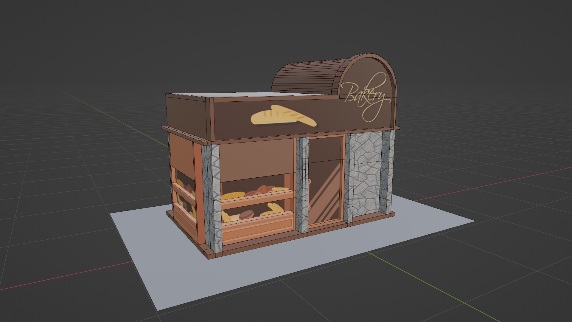 Bakery Shop 3D Model - TurboSquid 2140164