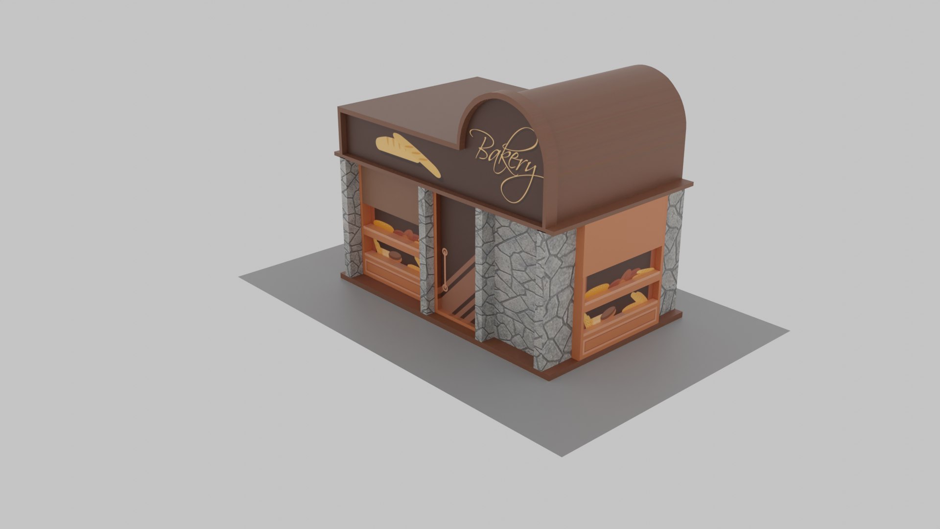 Bakery Shop 3D Model - TurboSquid 2140164
