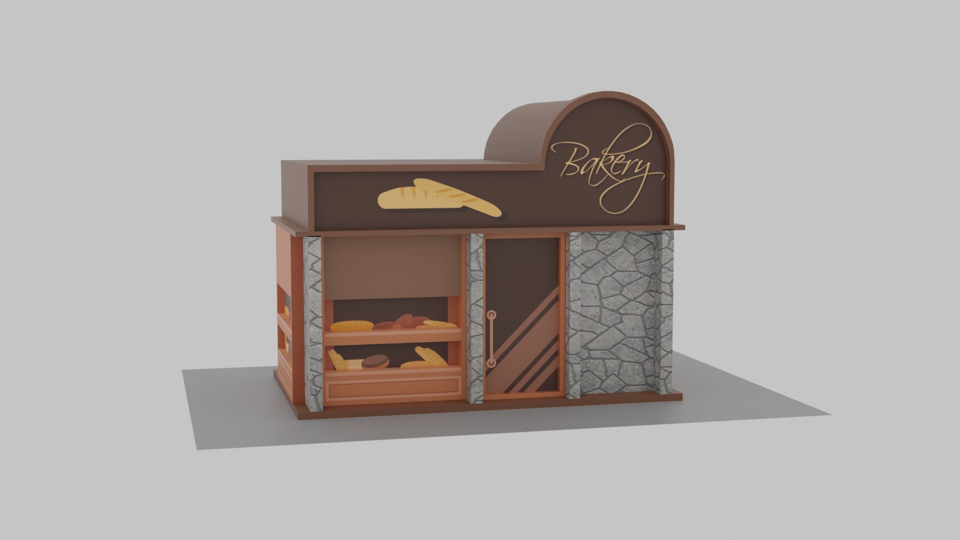 Bakery Shop 3D Model - TurboSquid 2140164