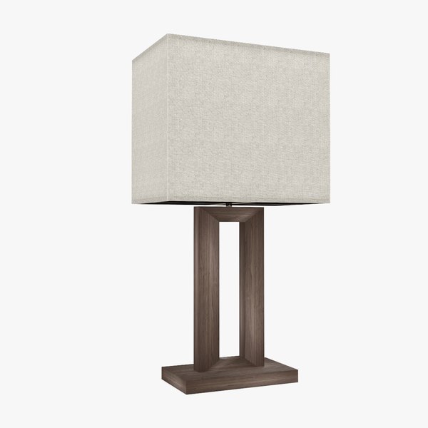 3d model modern table lamp