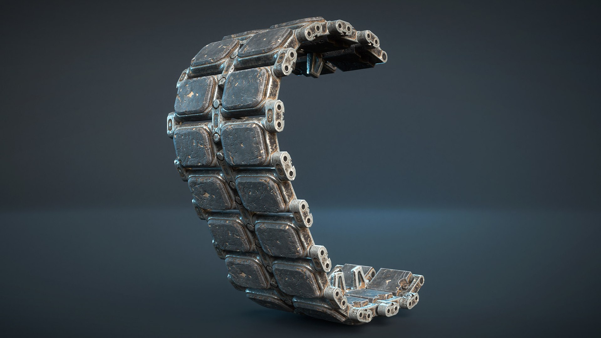 T158 Track for M1 Abrams Tank 3D model - TurboSquid 2023986