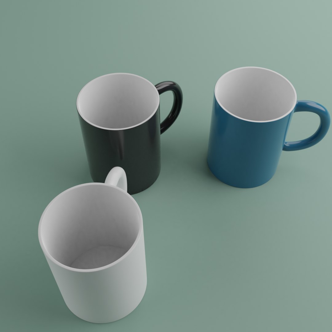 3D Coffee Mugs Model - TurboSquid 1598377