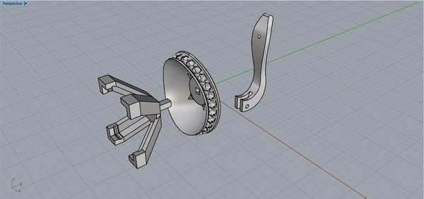 gold stl 3d model
