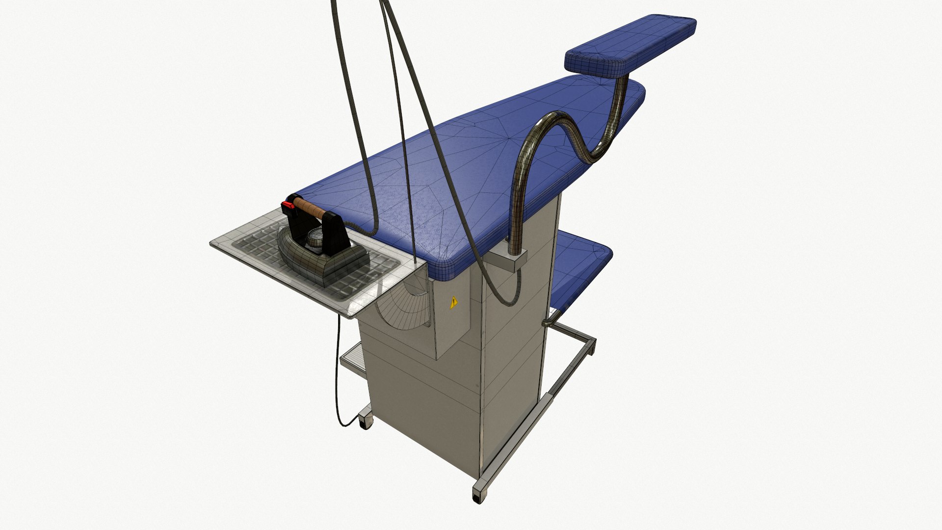 3D Industrial Ironing Table Model - TurboSquid 1502269